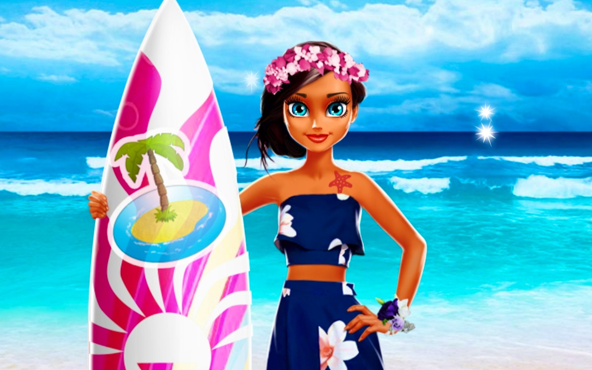 Tina - Surfer Girl 🕹️ Play Now on GamePix