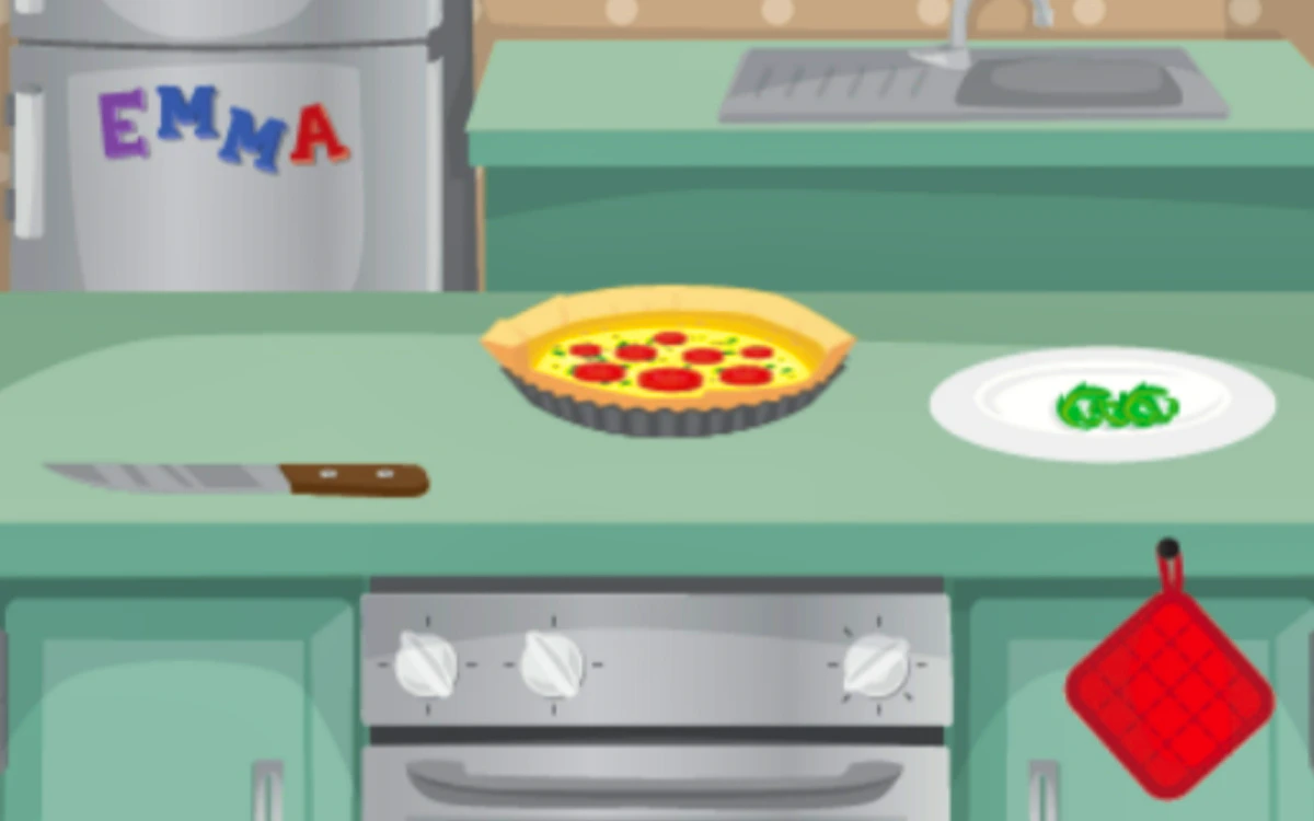 Tomato Quiche Cooking With Emma 🕹️ Play Now on GamePix
