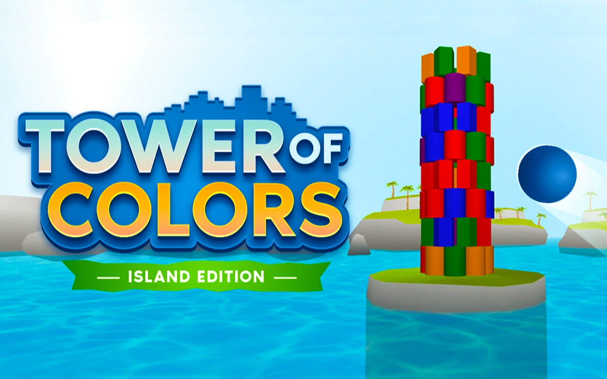 Tower Of Colors Island Edition 🕹️ Play Now on GamePix