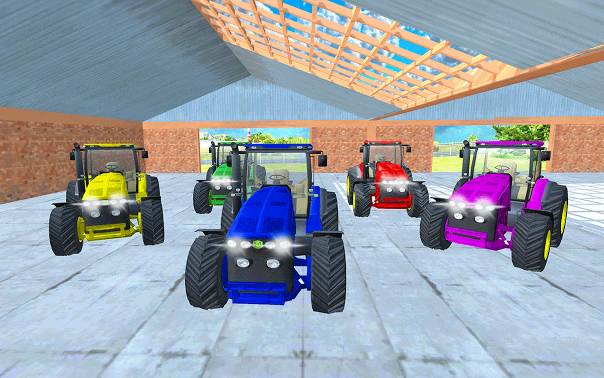 Tractor Parking And Driving Game 🕹️ Speel nu op GamePix
