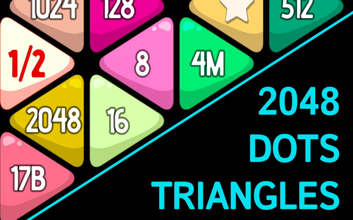 Triangles Dots 2048 🕹️ Jogue Agora no GamePix