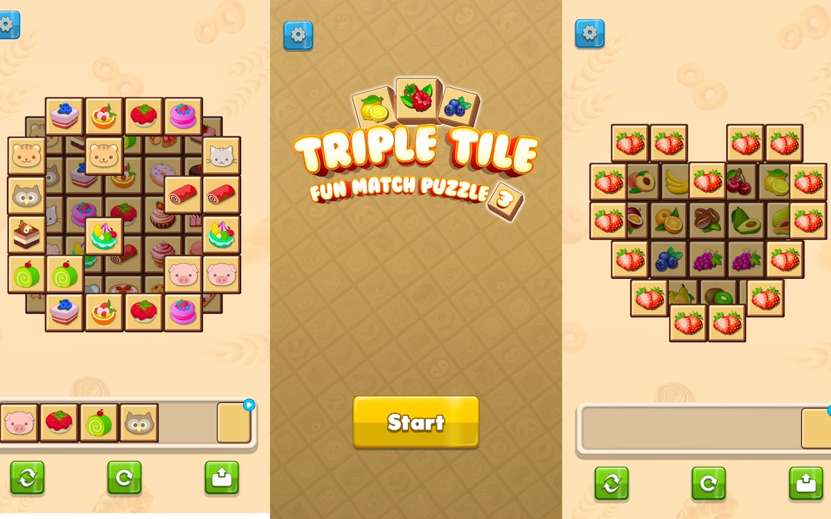 Triple Tile: Fun Match Puzzle 3 🕹️ Play Now on GamePix