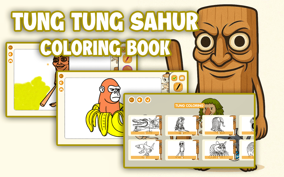 Tung Tung Sahur Coloring Book 🕹️ Jogue Agora no GamePix