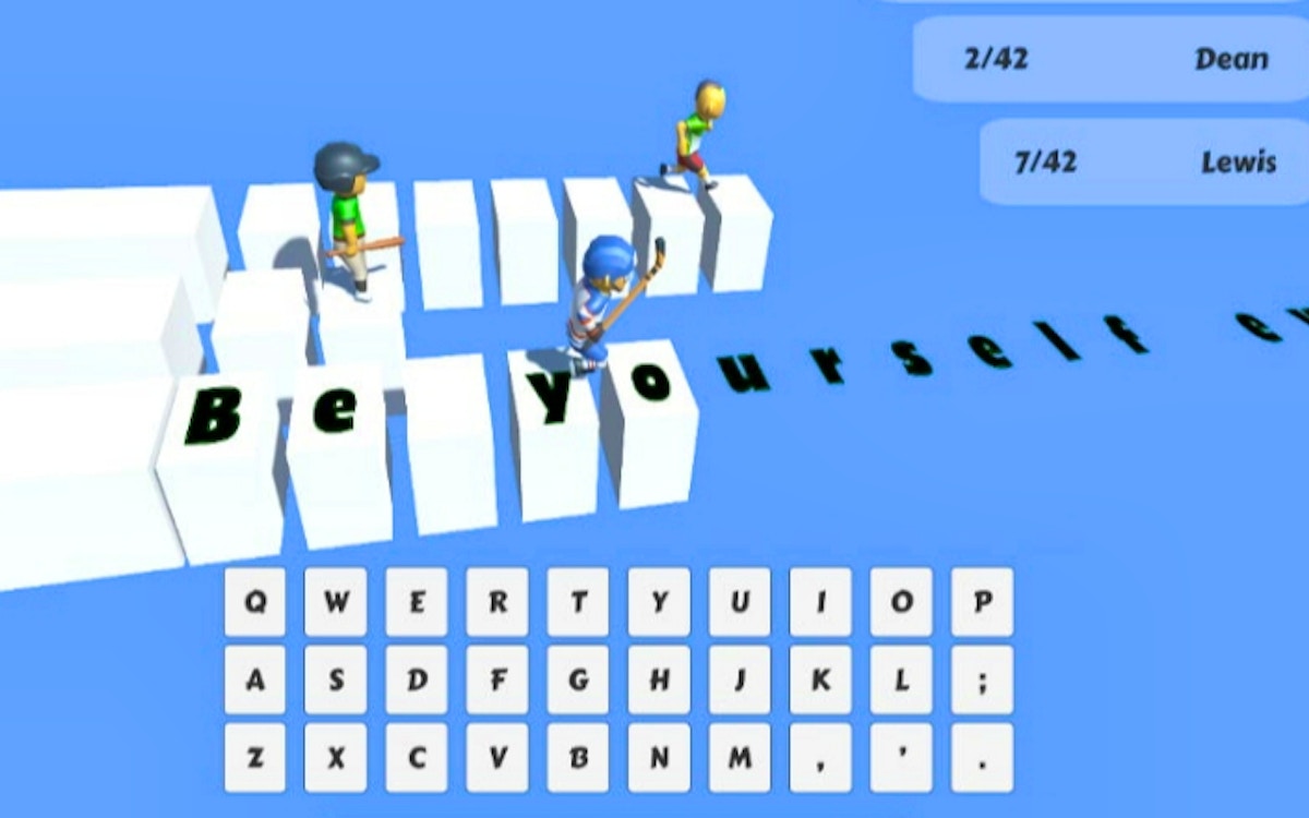 Type Run 🕹️ Play Now on GamePix