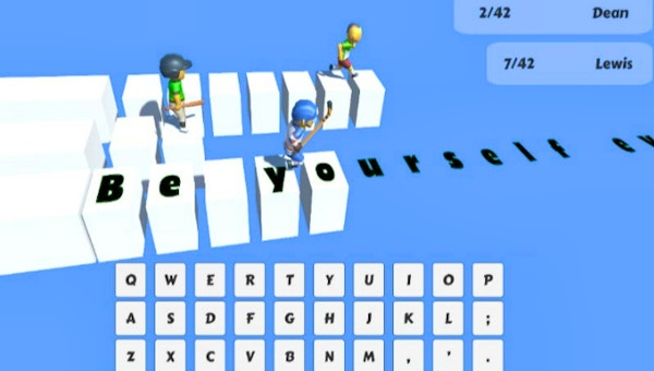 Type Run 🕹️ Play Now on GamePix