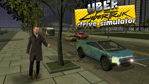 Uber Cybertruck Drive Simulator 🕹️ Play Now on GamePix