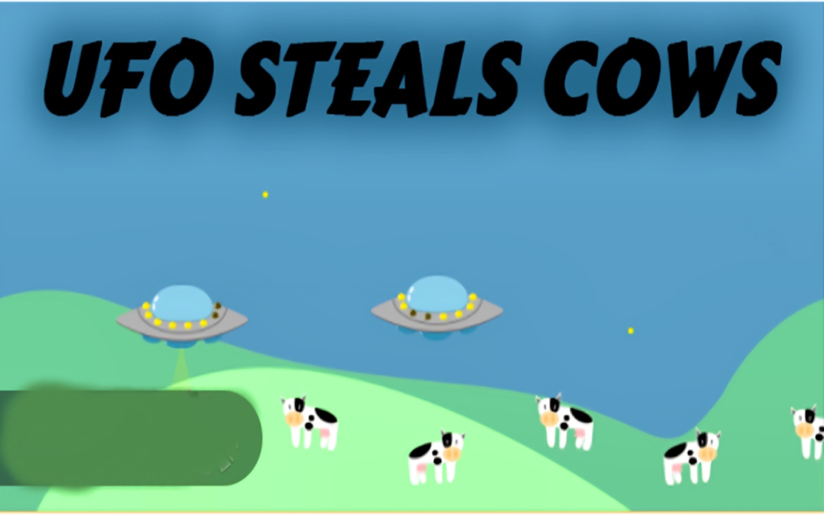 Ufo Steals Cows 🕹️ Play Now on GamePix