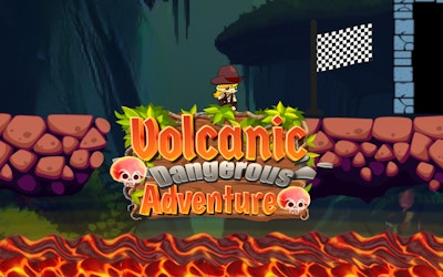 Volcanic Danger Adventure 🕹️ Play Now on GamePix