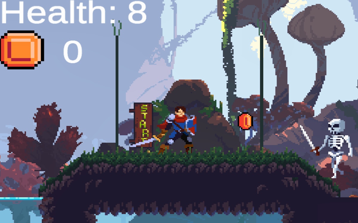 Warrior Vs. Skulls 🕹️ Play Now on GamePix