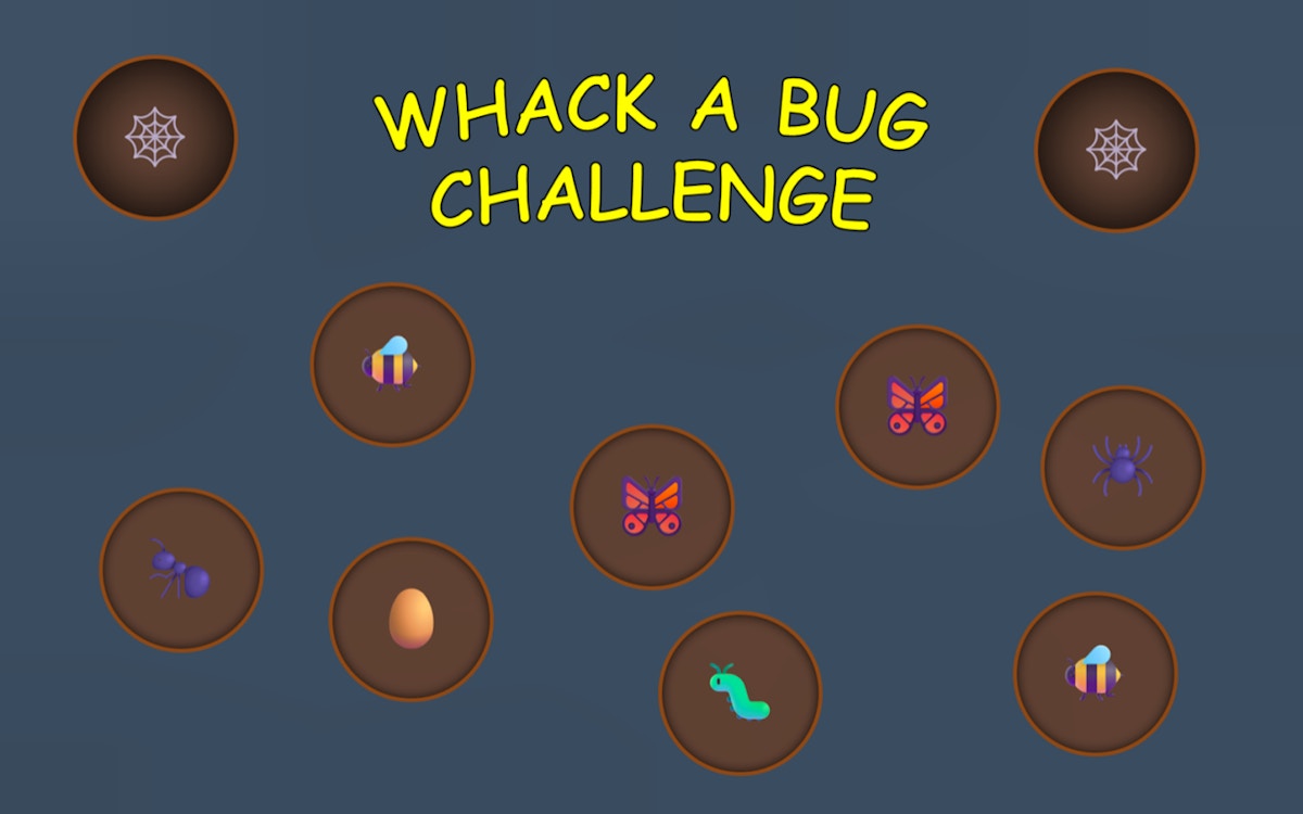 Whack A Bug Challenge 🕹️ Play Now on GamePix