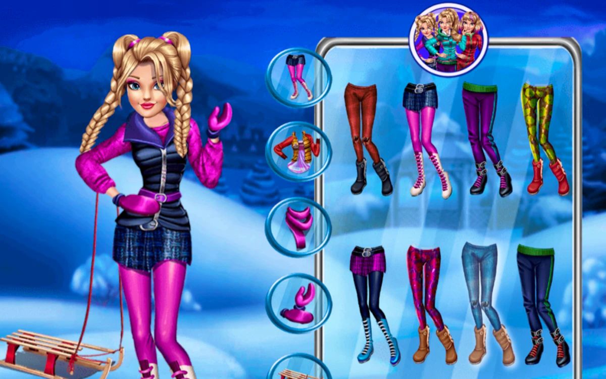 Winter Looks 🕹️ Play Now on GamePix