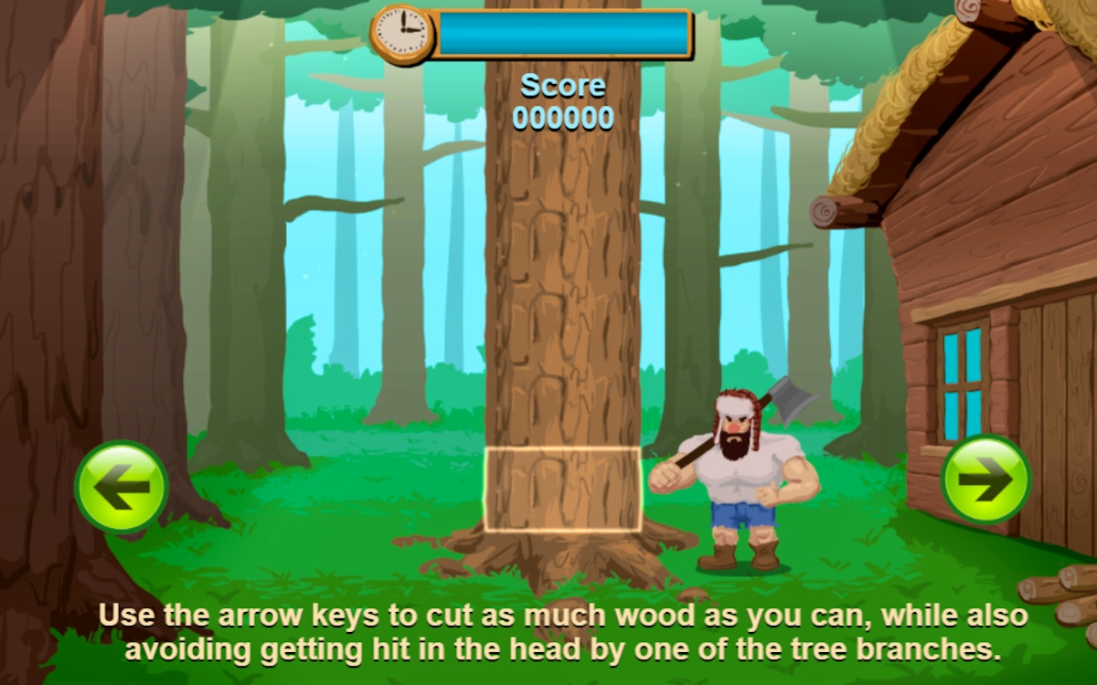 Wood Chopping Game 🕹️ Play Now on GamePix