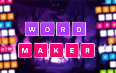 Word Maker 🕹️ Jetzt spielen auf GamePix