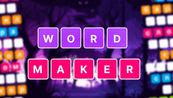 Word Maker 🕹️ Play Now on GamePix
