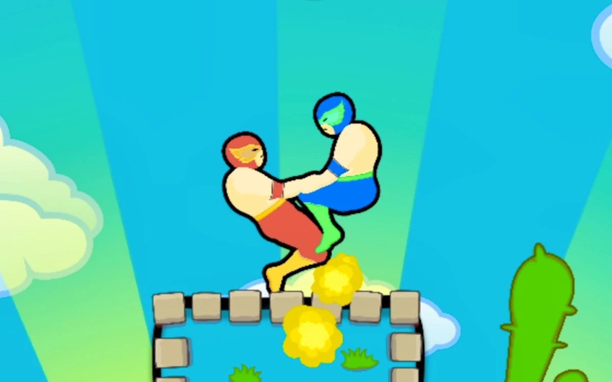 Wrestle Jump 🕹️ Играйте сега на GamePix