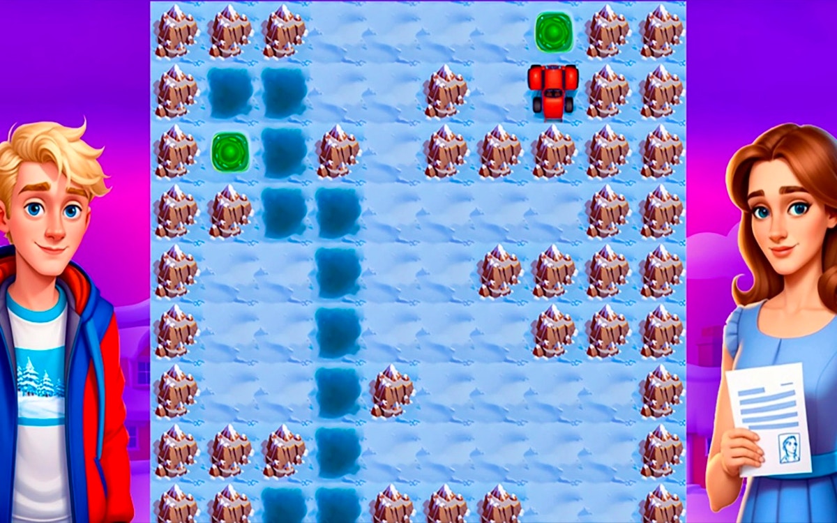 Xmas Snow Challenge - Maze Puzzle 🕹️ Play Now on GamePix