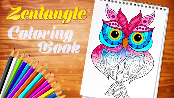 Zentangle Coloring Book 🕹️ Play Now on GamePix