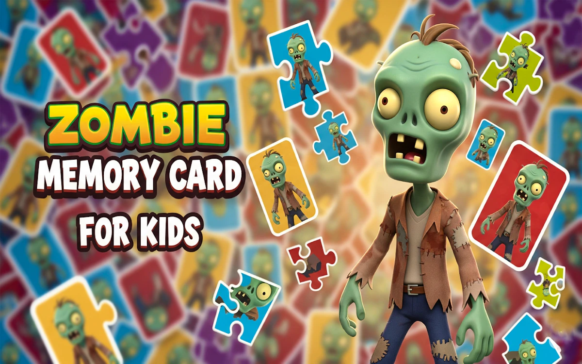 Zombie Memory Card For Kids 🕹️ Play Now on GamePix