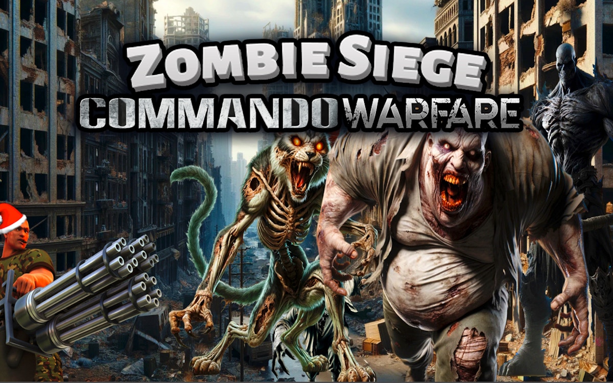 Zombie Siege Commando Warfare 🕹️ Joue Maintenant sur GamePix